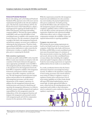 Compliance implications of crossing the $10 billion asset threshold | PDF