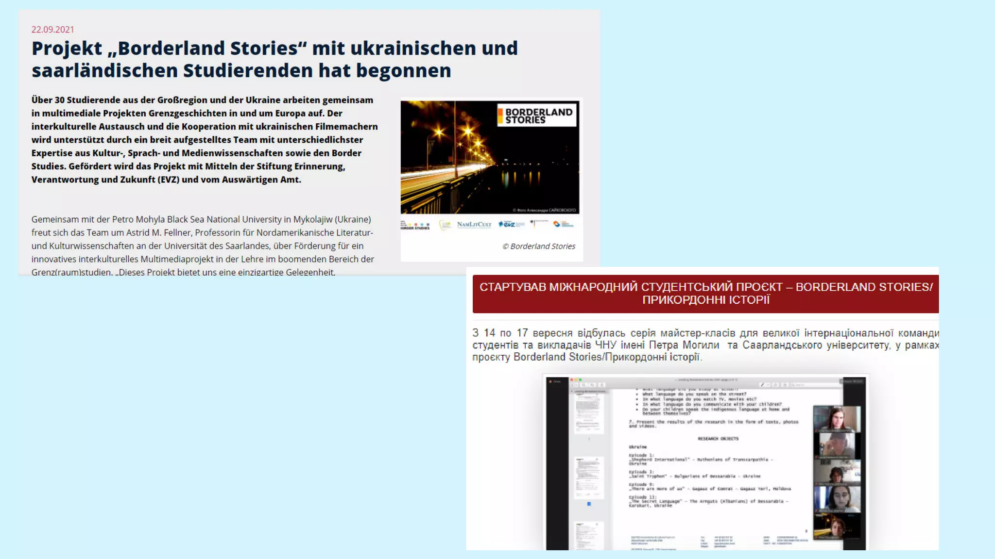 Crossing Borders -- Bridging Borders | PPT