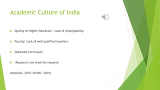 Education in the U.K. and in India | PPTX