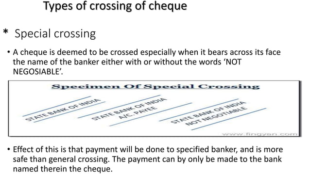 Crossing OF CHEQUE (1).pptx | Credit Cards | Personal Debt
