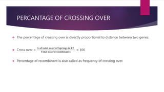 Meiosis stage: Crossing over take places | PPT