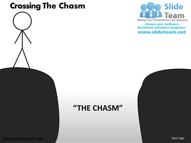 Crossing the chasm jeoffrey moore powerpoint ppt templates. | PDF