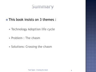 Crossing the chasm presentation | PPTX