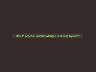 Cross knowledge user guide v2.0 | PPS