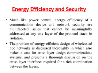 Cross layer design and optimization | PPTX