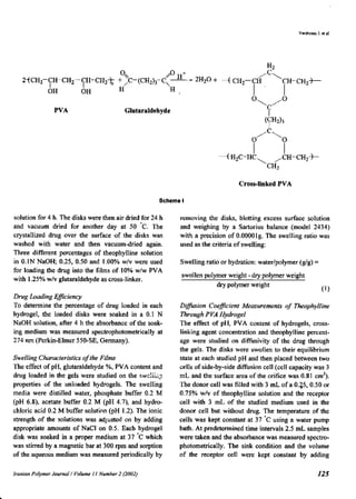 Cross linked pva | PDF
