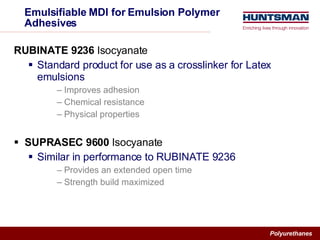 Crosslinkers For Latex Adhesives 2008 | PPT