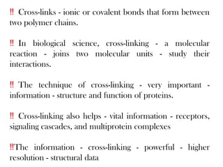 Cross linking pp | PPTX