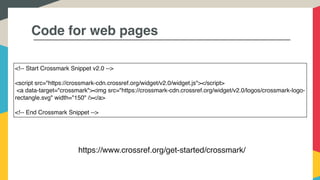 CrossMark How To | PPT
