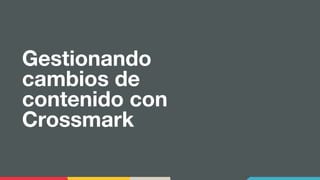 Seminario web ‘Crossmark’, en español | PDF