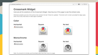 Cross mark webinar how to | PPT