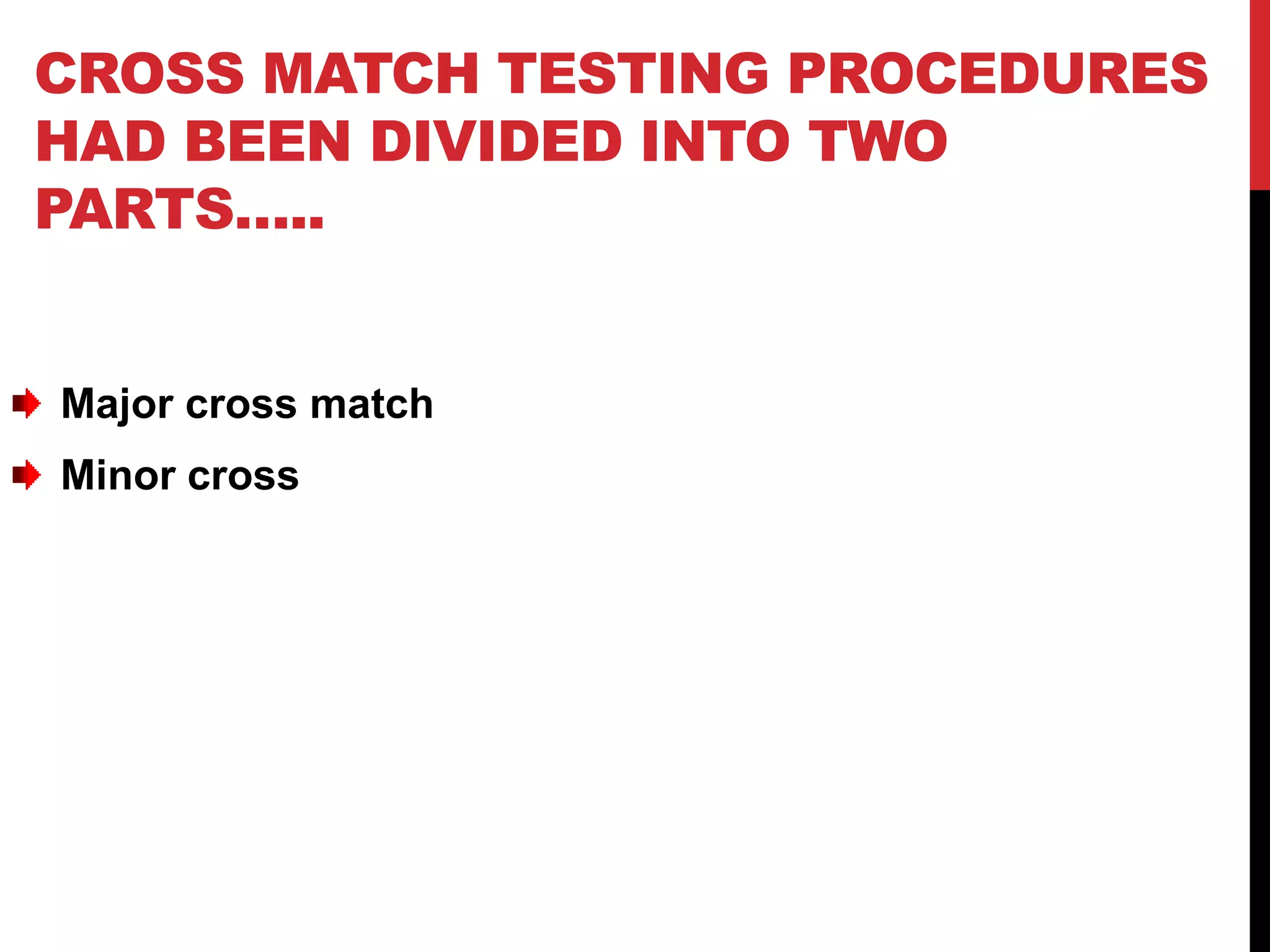 Crossmatching | PPTX