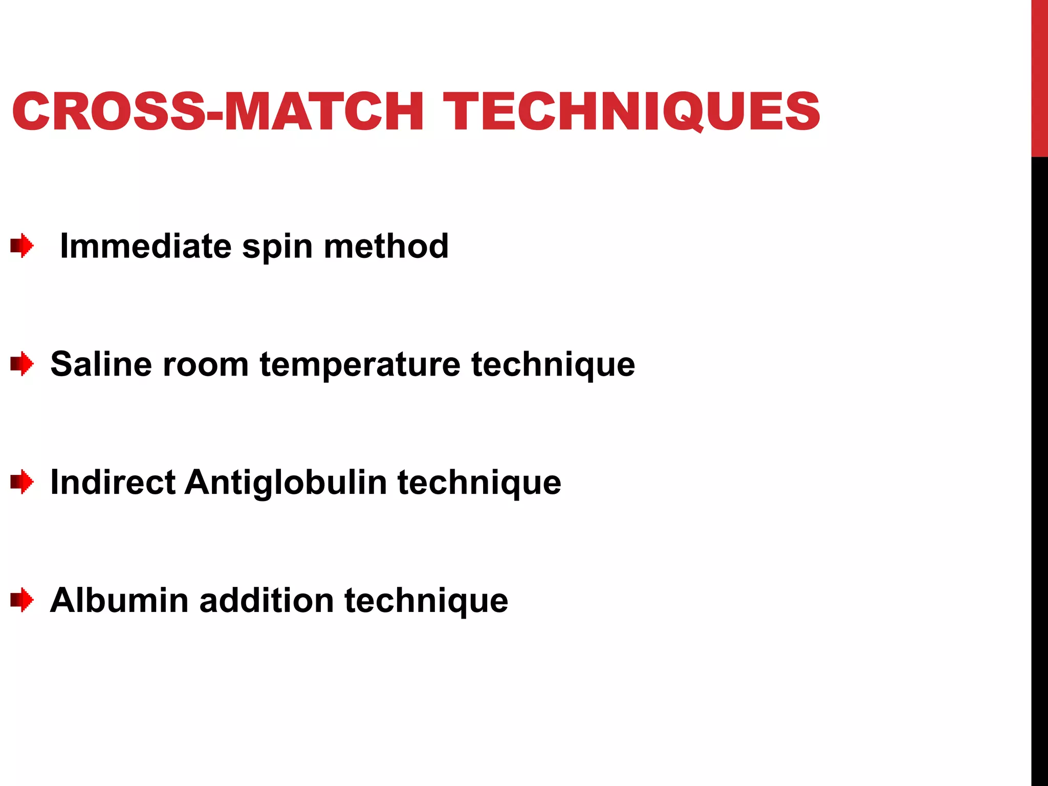 Crossmatching | PPTX