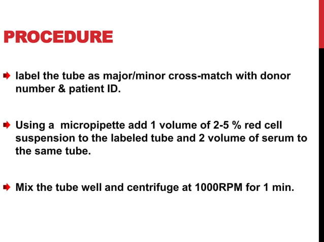 Crossmatching | PPTX | Blood Disorders | Diseases and Conditions