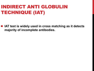 Crossmatching | PPTX