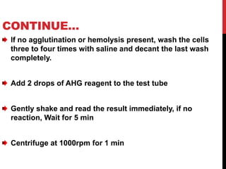Crossmatching | PPTX
