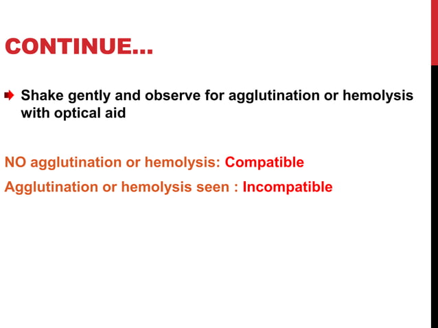 Crossmatching | PPTX | Blood Disorders | Diseases and Conditions