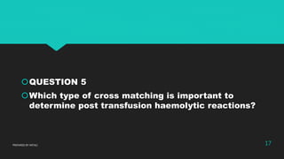 Cross matching | PPTX