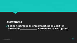 Cross matching | PPTX