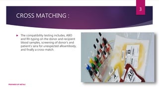 Cross matching | PPTX