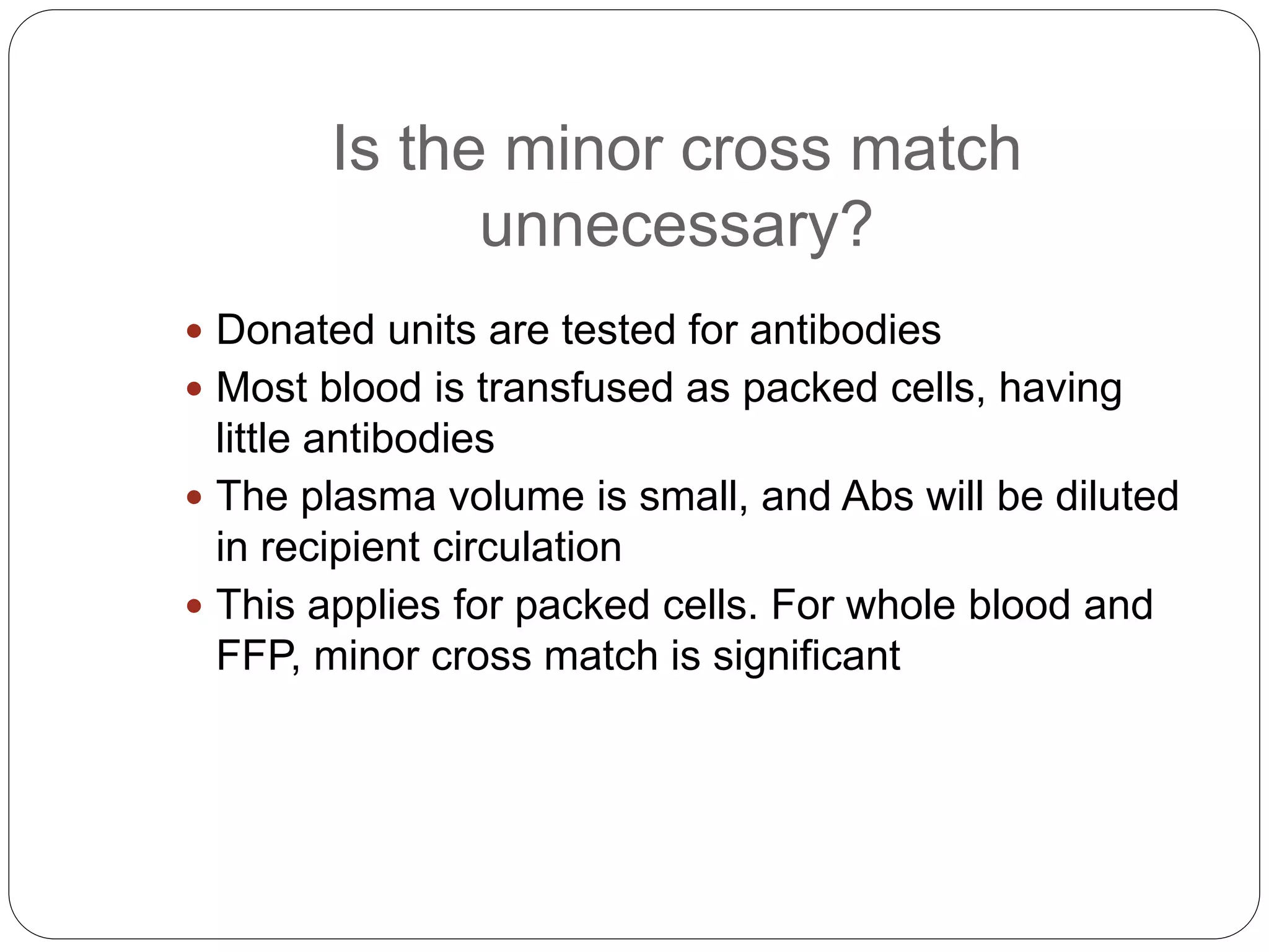 Crossmatching | PPTX