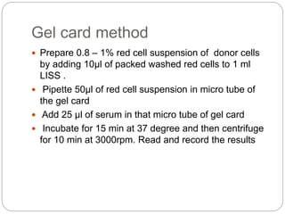 Crossmatching | PPTX