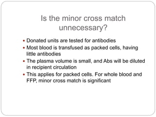 Crossmatching | PPTX