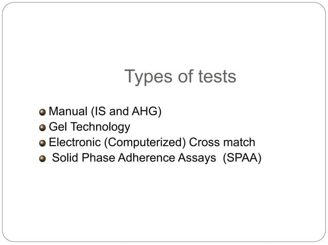 Crossmatching | PPTX