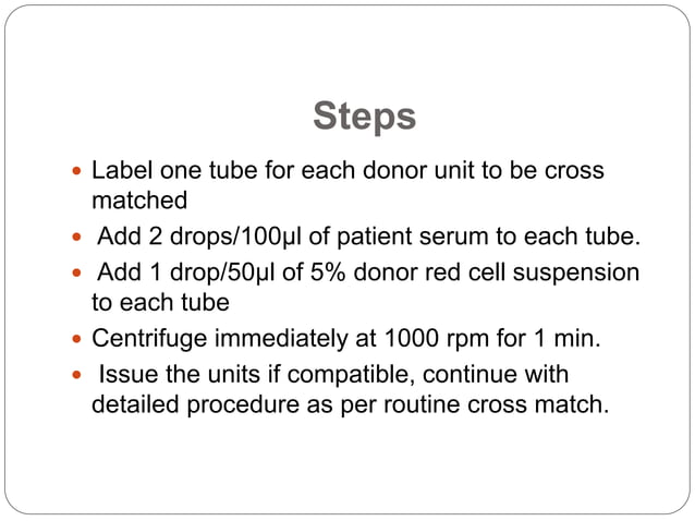 Crossmatching | PPTX