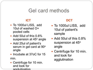 Crossmatching | PPT