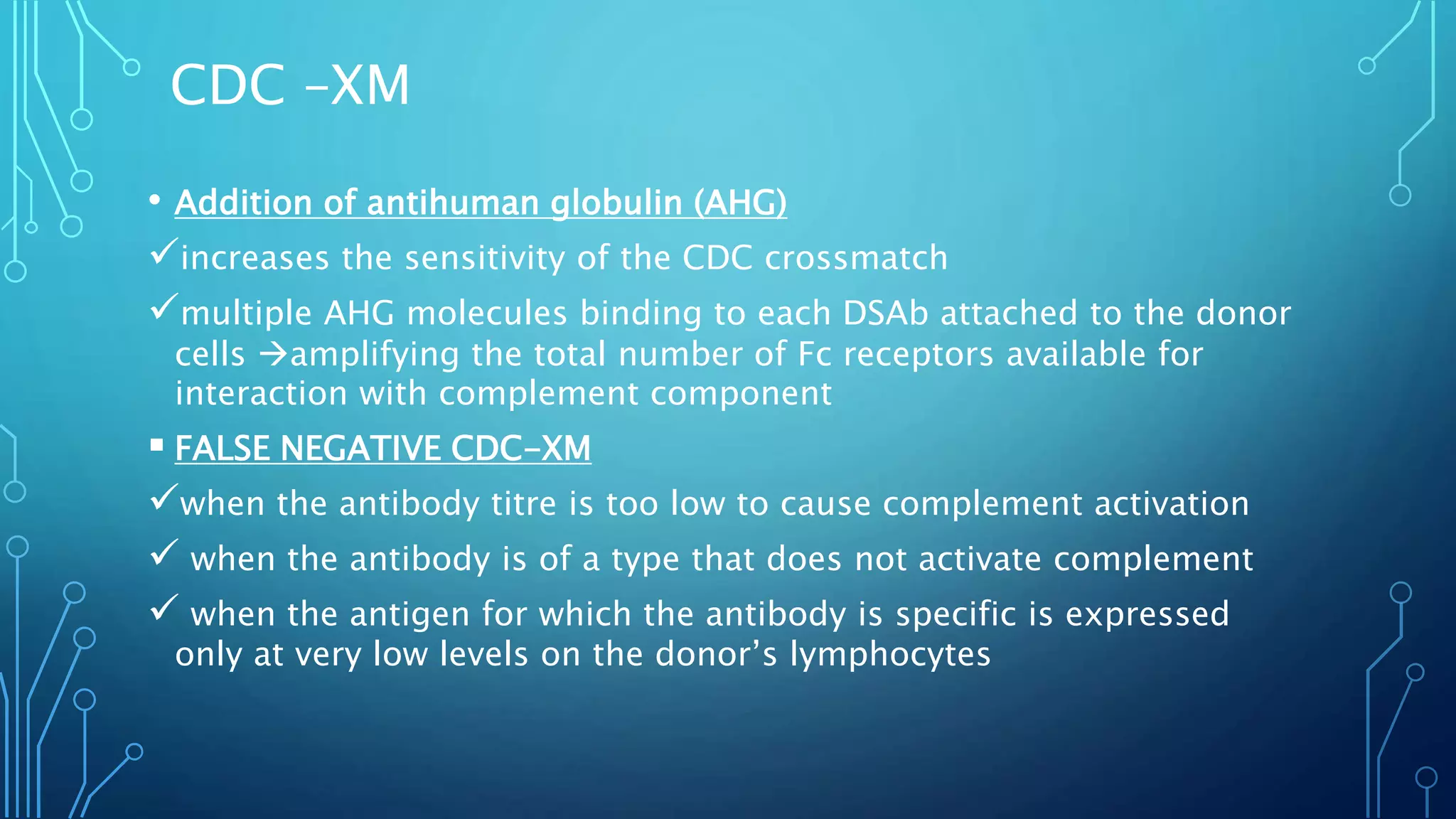 Crossmatch strategies in renal transplantation | PPTX