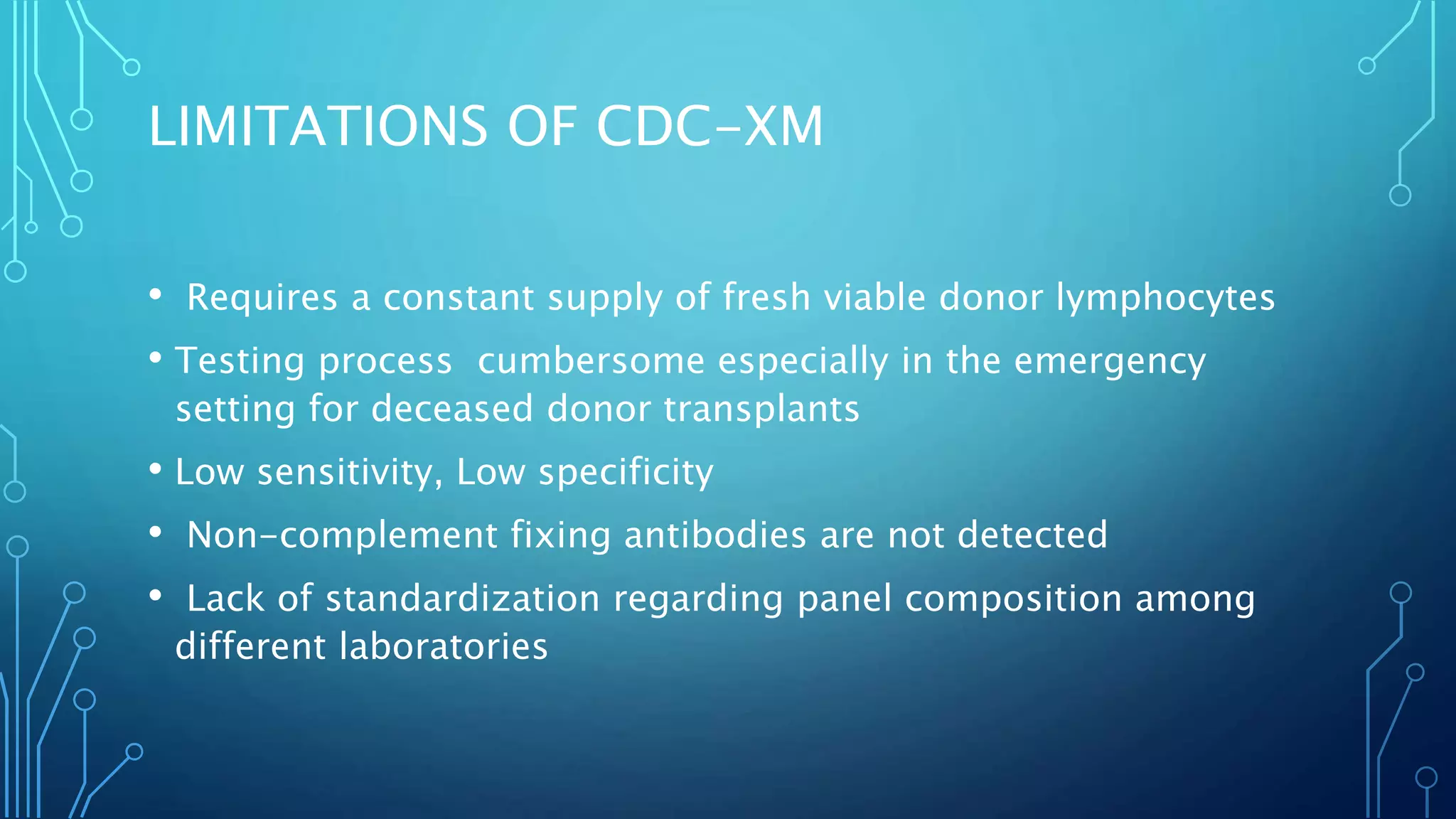 Crossmatch strategies in renal transplantation | PPTX