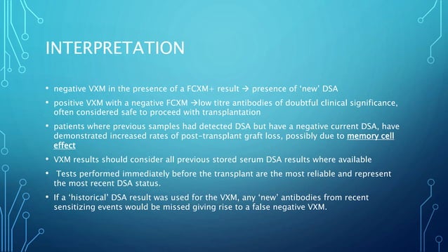 Crossmatch strategies in renal transplantation | PPTX | Blood Disorders ...