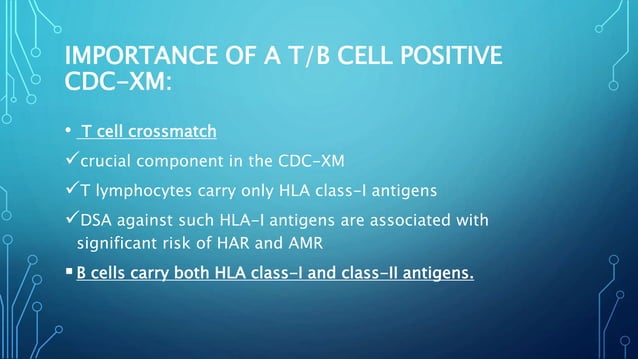 Crossmatch strategies in renal transplantation | PPTX | Blood Disorders ...