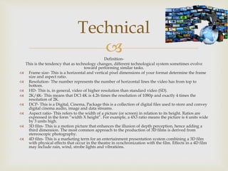 Cross media and technical | PPT