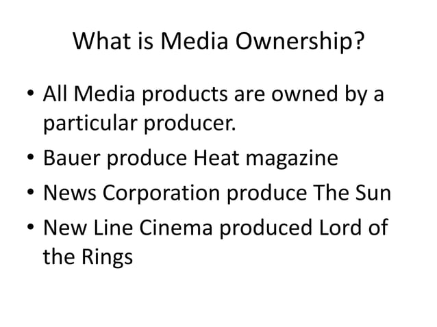 Cross media ownership | PDF | Mergers and Acquisitions | Business ...