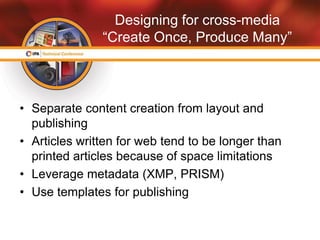 Crossmedia Workflows | PDF | Desktop Publishing | Computer Software and ...
