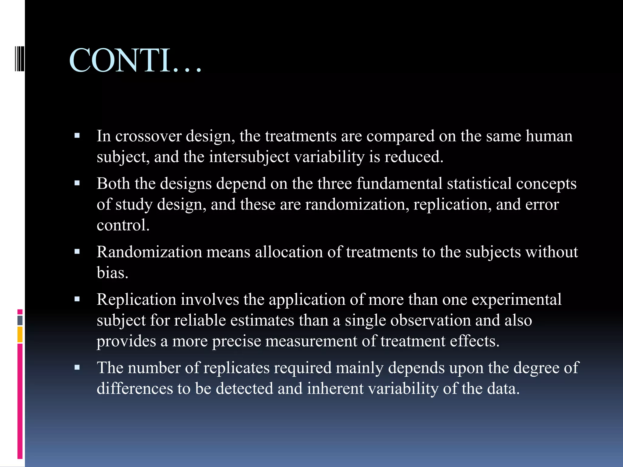 Crossover study design | PPTX