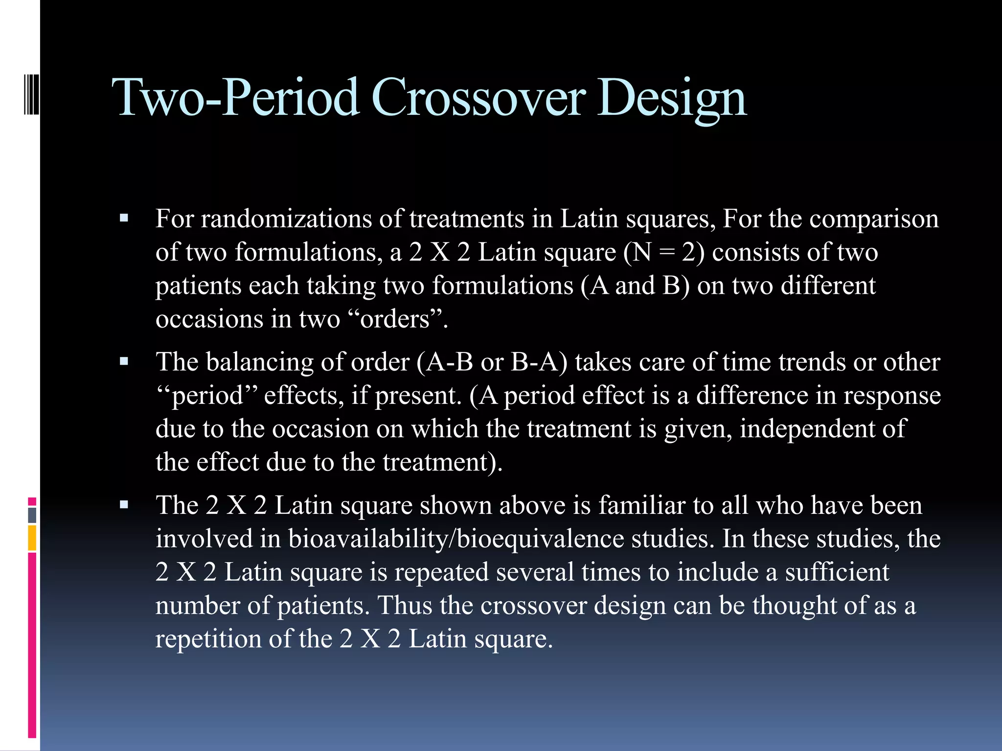 Crossover study design | PPTX