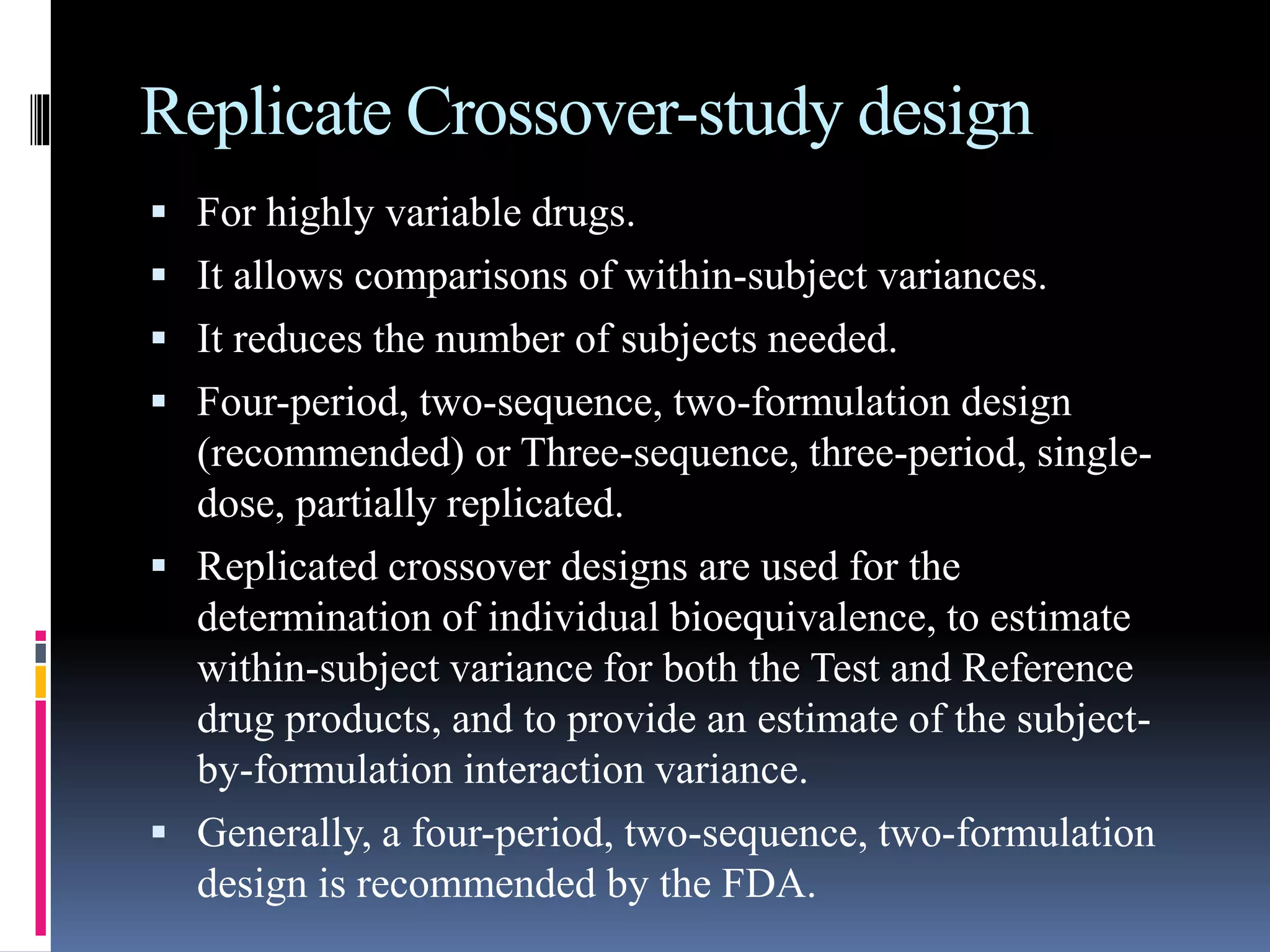 Crossover study design | PPTX