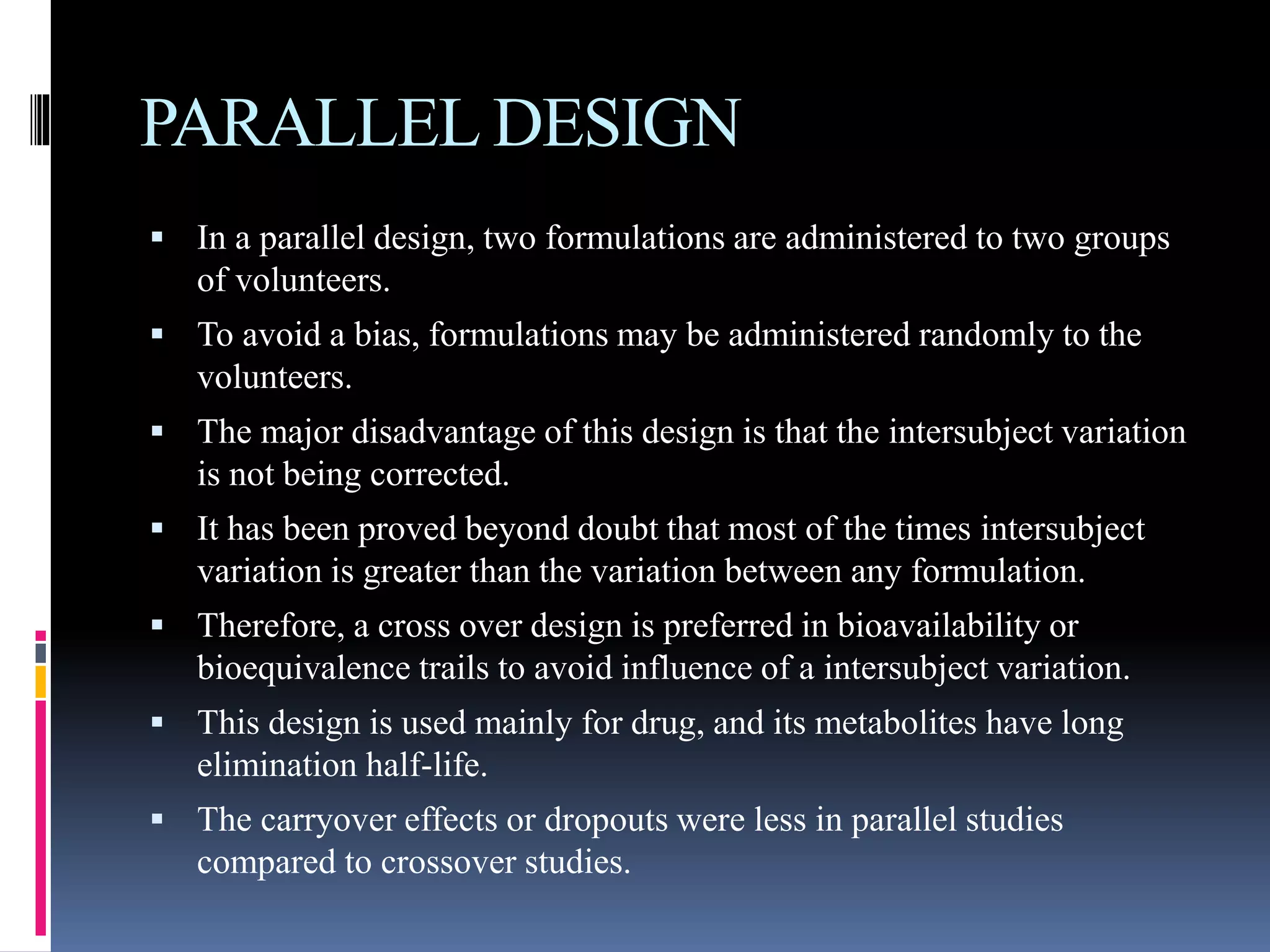 Crossover study design | PPTX