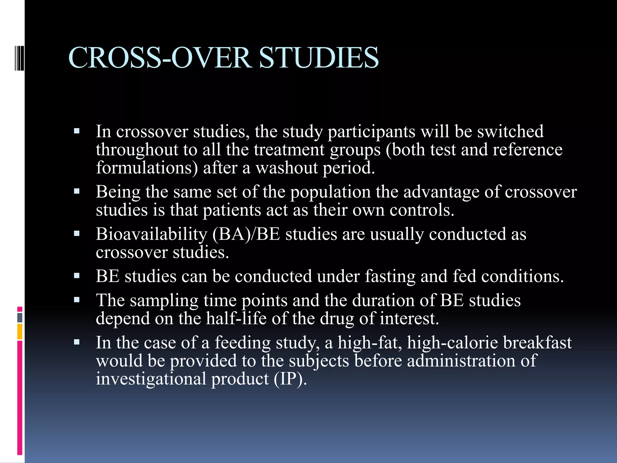 Crossover study design | PPTX