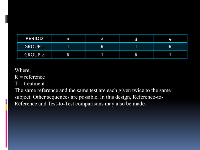 Crossover study design | PPTX