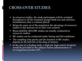 Crossover study design | PPTX