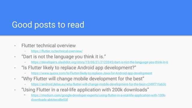 Cross platform app development with flutter | PPT
