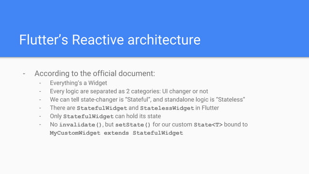 Cross platform app development with flutter | PPT