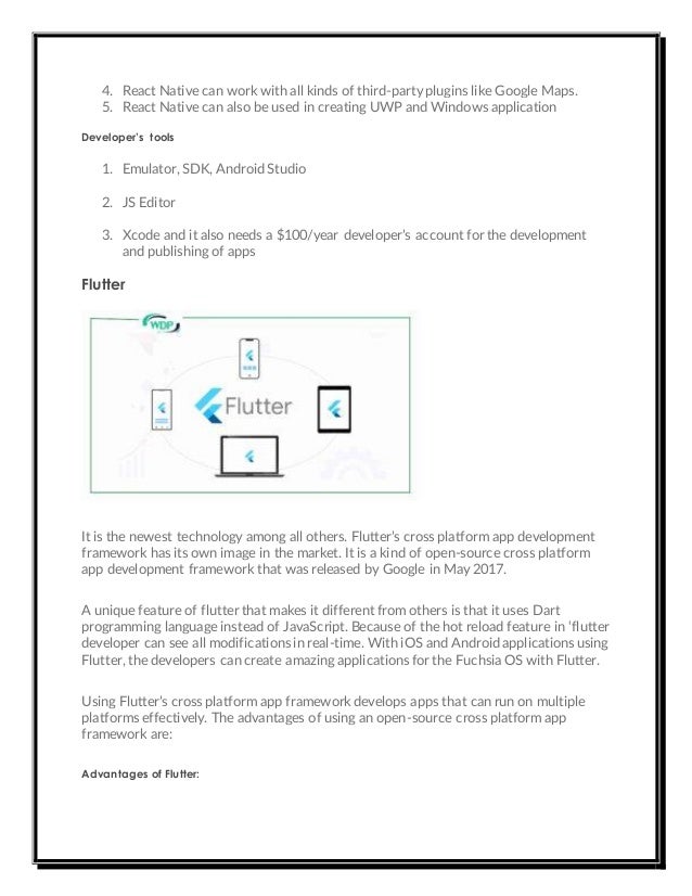 Top Cross Platform Mobile App Development Frameworks