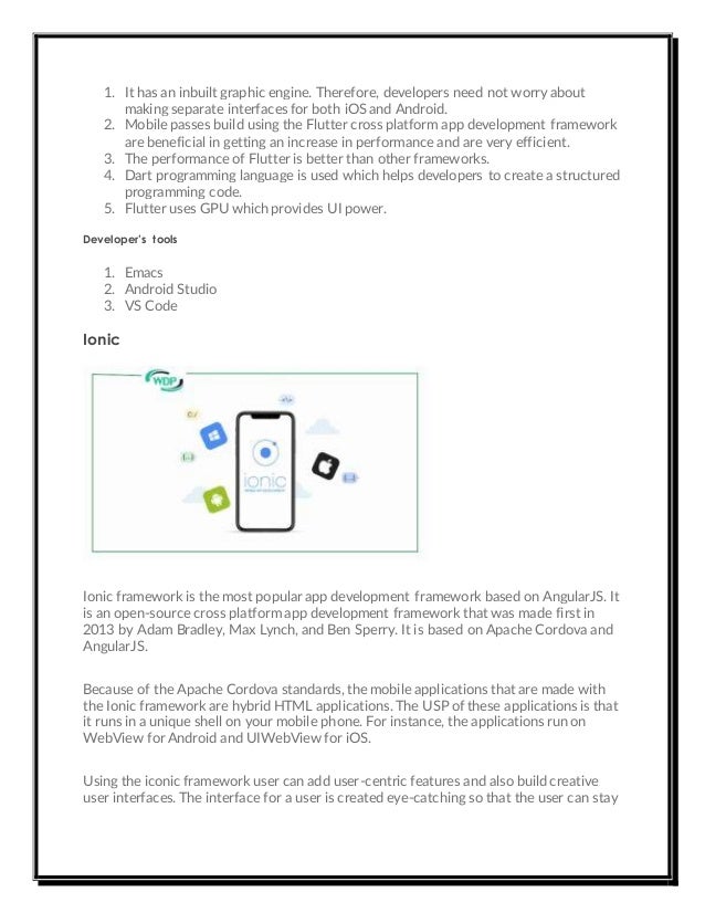 Top Cross Platform Mobile App Development Frameworks