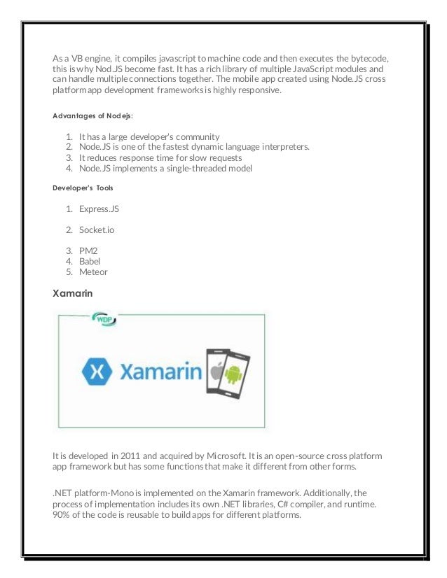 Top Cross Platform Mobile App Development Frameworks