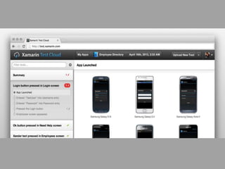 Cross-platform mobile development using Xamarin and C# | PPT